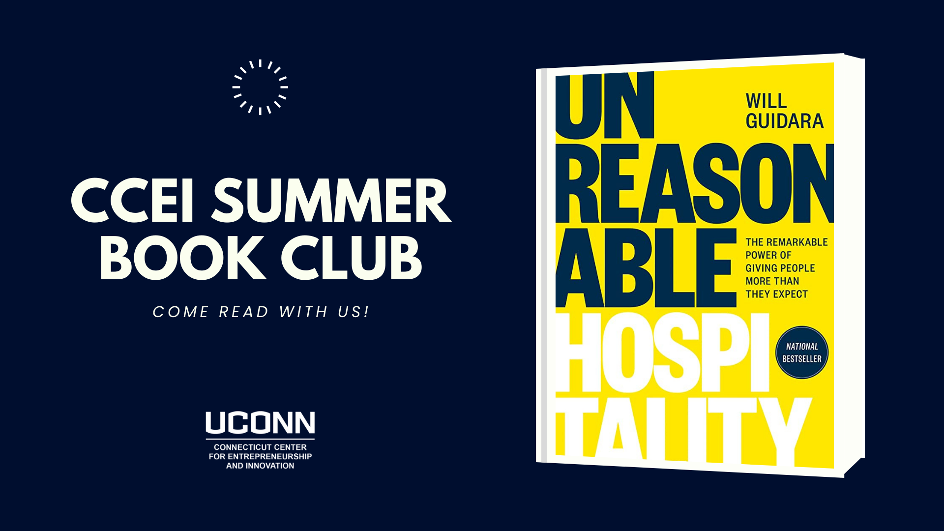 CCEI’s Inaugural Book Club Announcement! | Connecticut Center for Entrepreneurship and Innovation